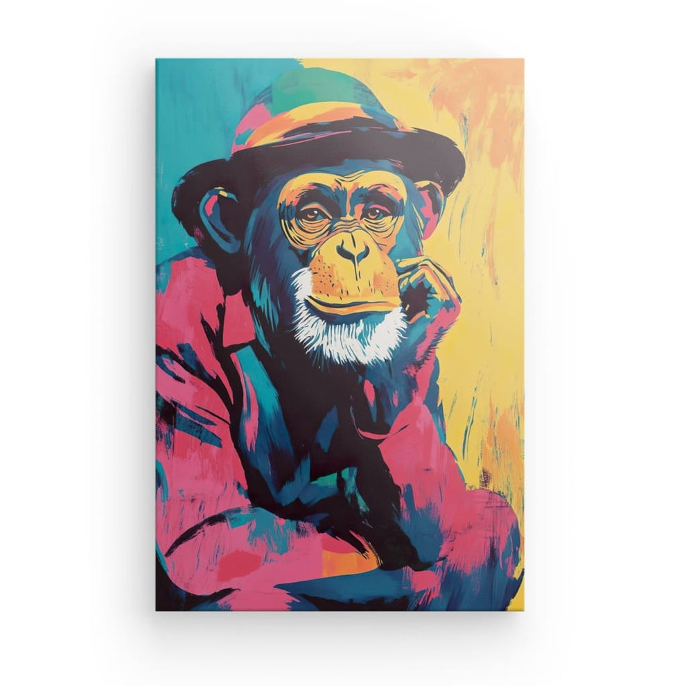 Tableau Singe Couleur | Art de l'Iris – Artdeliris