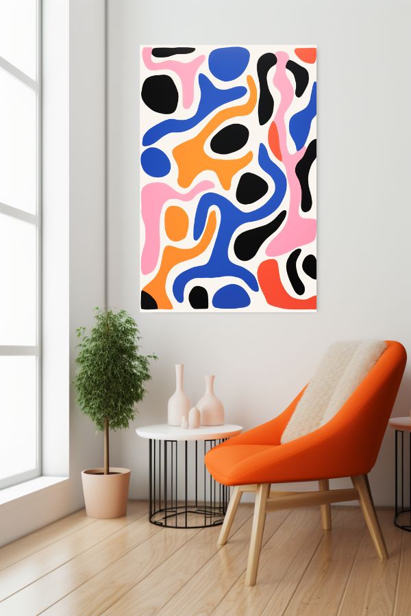 Tableau Aesthetic Formes Abstraites & Artdeliris