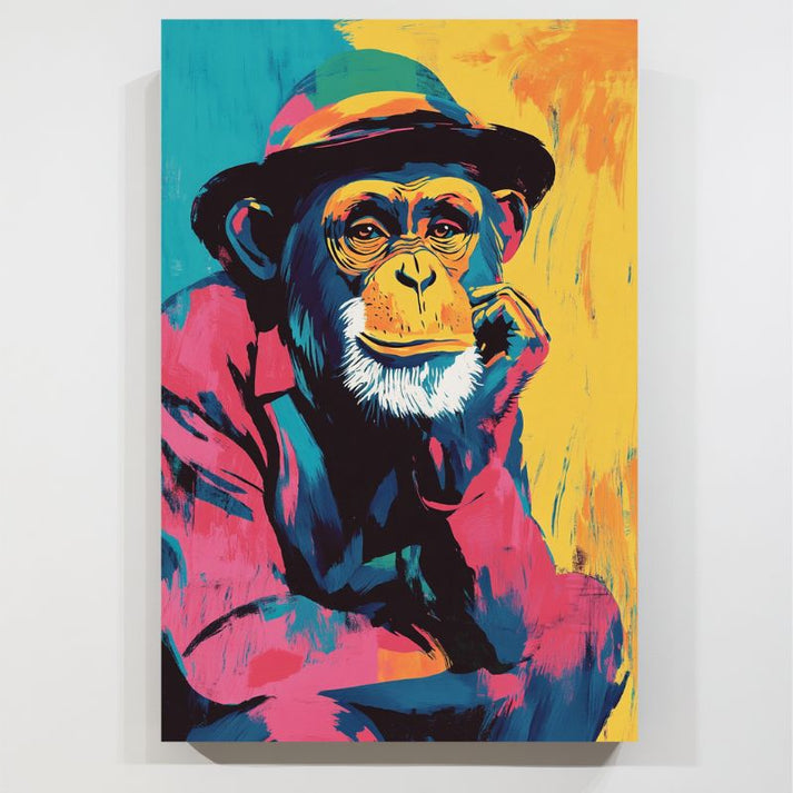 Tableau Singe Couleur | Art de l'Iris – Artdeliris