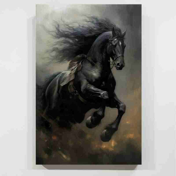 Tableau Cheval Noir – Artdeliris